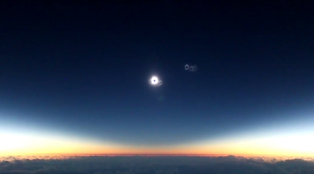 WATCH: Passengers witness total solar eclipse from plane window ...