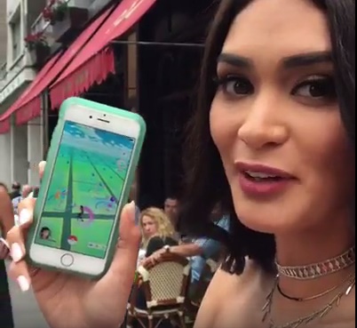 WATCH: Pia Wurtzbach plays ‘Pokemon Go’ on New York streets | Inquirer ...