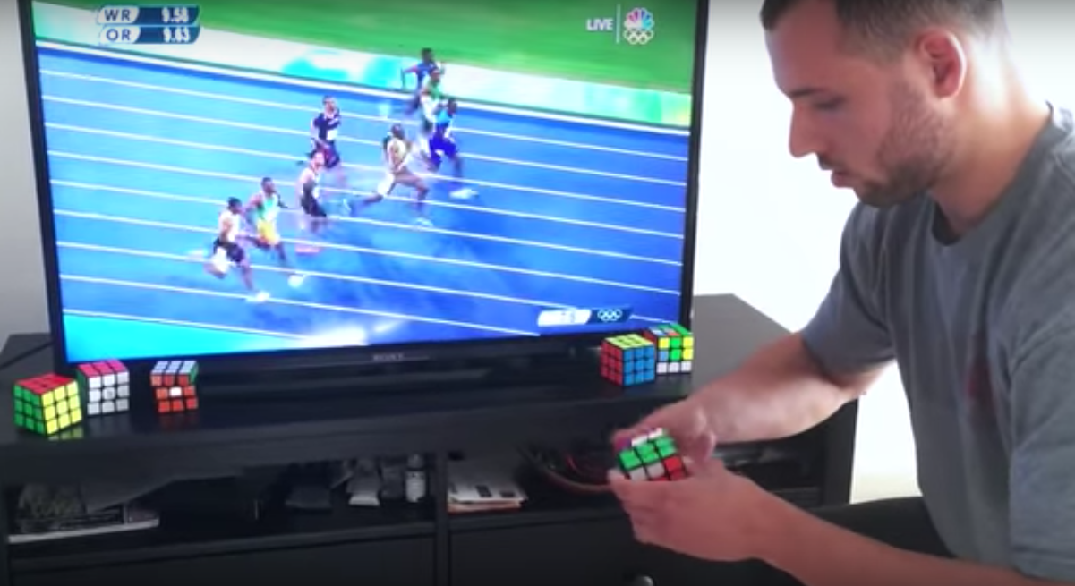 WATCH: Man solves Rubik’s cube faster than Bolt’s 100m run | Inquirer ...