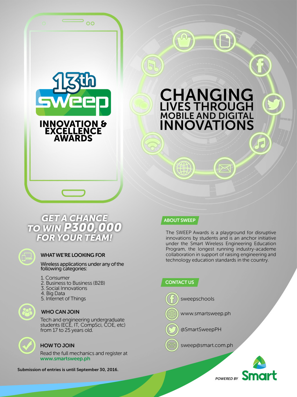 Smart invites students to join 13th SWEEP innovation awards | Inquirer ...
