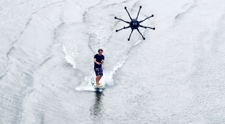 WATCH: Drone surfing is the future of extreme sports | Inquirer Technology
