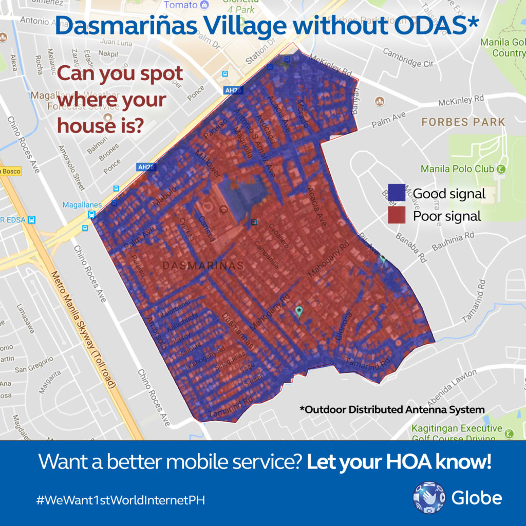 Over 56% of households have no decent mobile signal in Dasmarinas ...