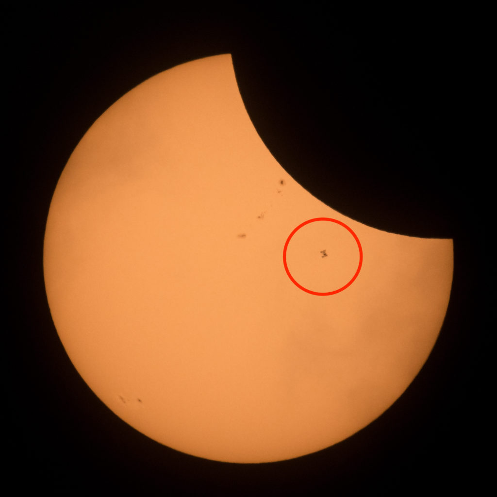 LOOK: International Space Station photobombs August 21 solar eclipse ...
