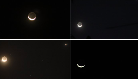 LOOK: Moon and Venus conjunction observed in PH | Inquirer Technology
