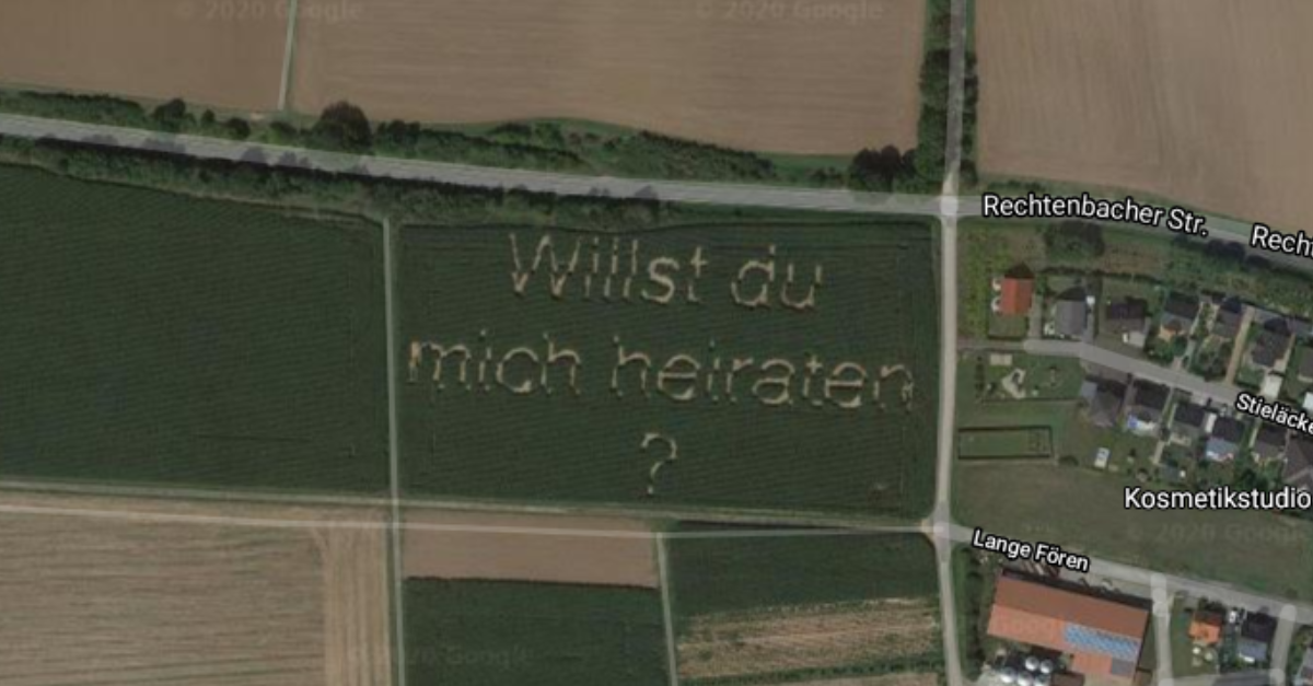 Marriage proposal shows up on Google Maps | Inquirer Technology