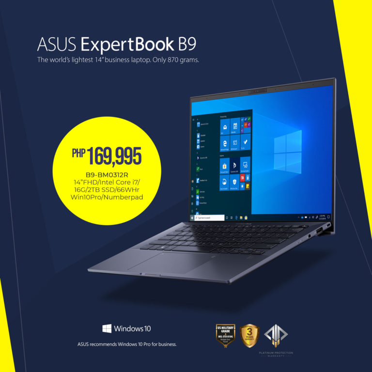 ASUS ExpertBook B9 and ProArt StudioBook Series now available in the Philippines | Inquirer ...