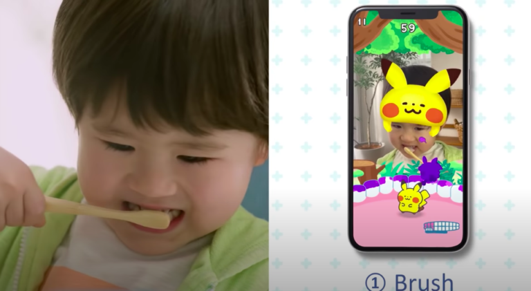 Pokémon Smile uses virtual Pokémon to encourage kids to brush their ...