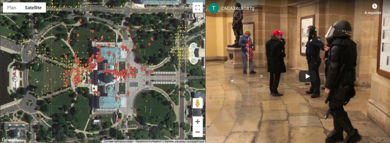Interactive map puts web users in the thick of the Capitol riot ...