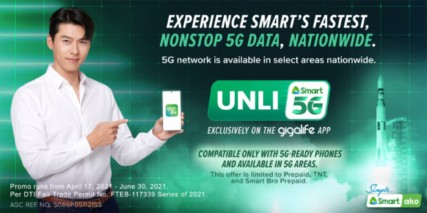 Smart Unli 5G now available to all 5G-covered sites across PH