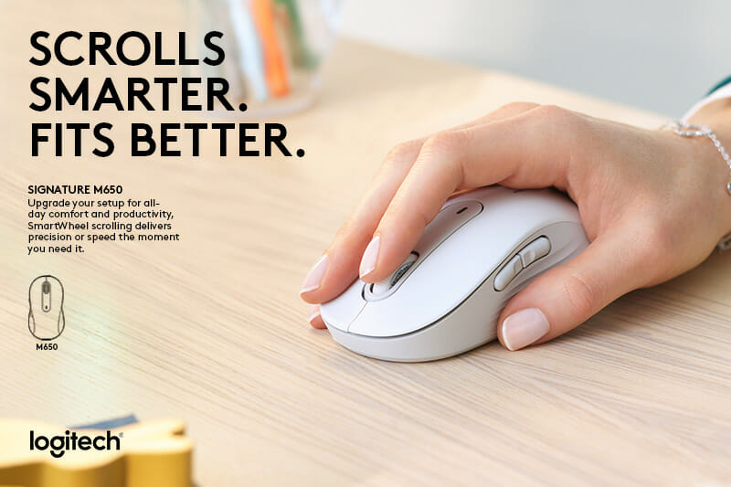Logitech signature M650 mouse now available in PH | Inquirer Technology