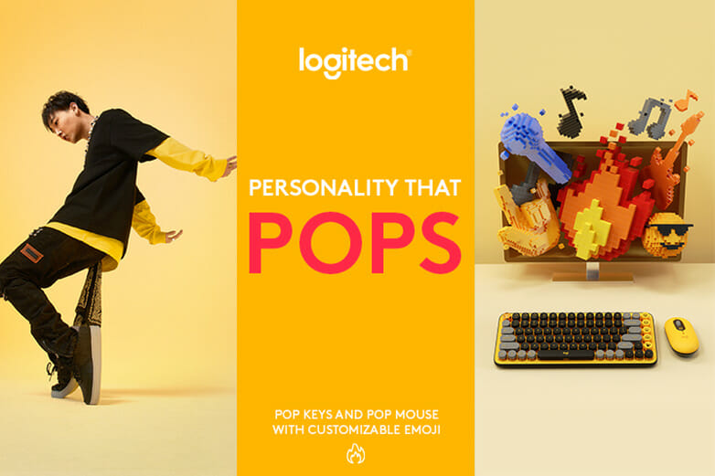 Logitech Pop Keys mechanical keyboard and mouse with emoji shortcuts ...