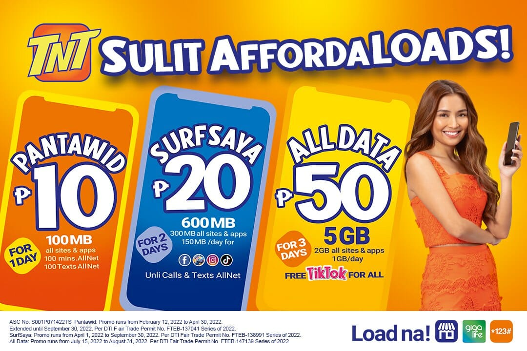 TNT unveils ‘Sulit Affordaloads’ to keep the saya going for as low as Php10