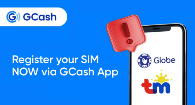 SIM Registration now available via GCash app
