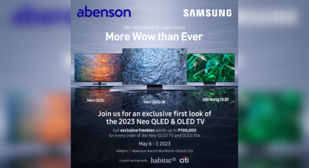 First dibs on the 2023 Samsung Neo QLED and OLED TV with Abenson at ...