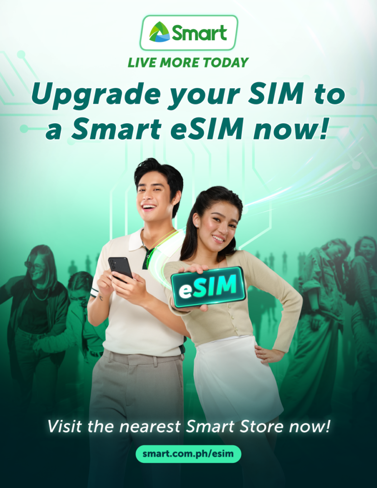 Smart now enables mobile users to upgrade their physical SIM to an eSIM ...