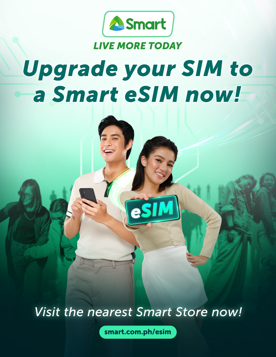 Smart now enables mobile users to upgrade their physical SIM to an eSIM ...