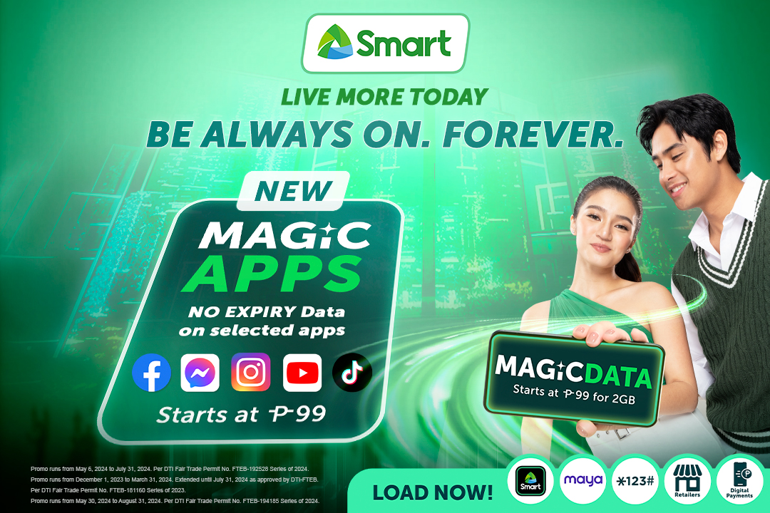Experience NO-EXPIRY data with Smart's Magic Apps promo | Inquirer ...