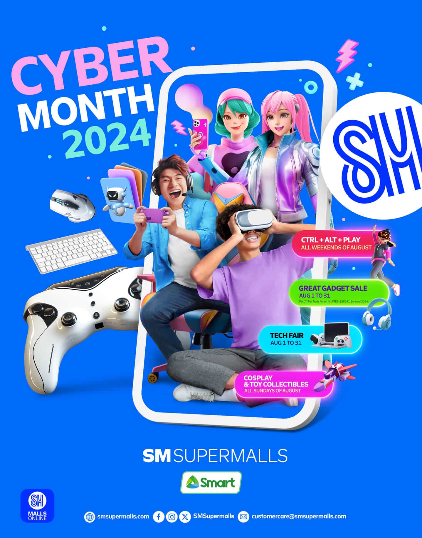 Time to 'LEVEL UP' with SM’s Cyber Month 2024