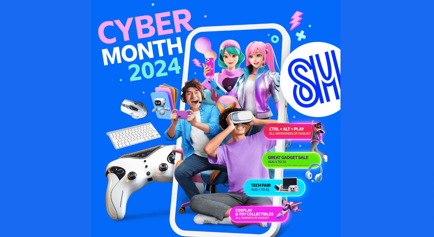 Time to 'LEVEL UP' with SM’s Cyber Month 2024