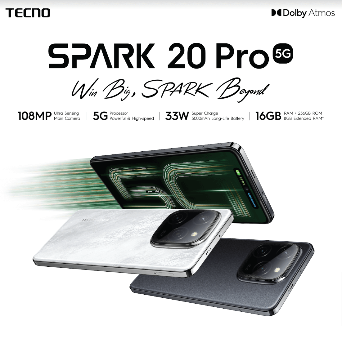TECNO launches SPARK 20 Pro 5G – the SPARK 20 Series’ first 5G smartphone in the Philippines