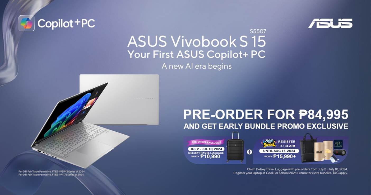 Pre-order the ASUS Vivobook S 15 Copilot+ PC in the Philippines ...