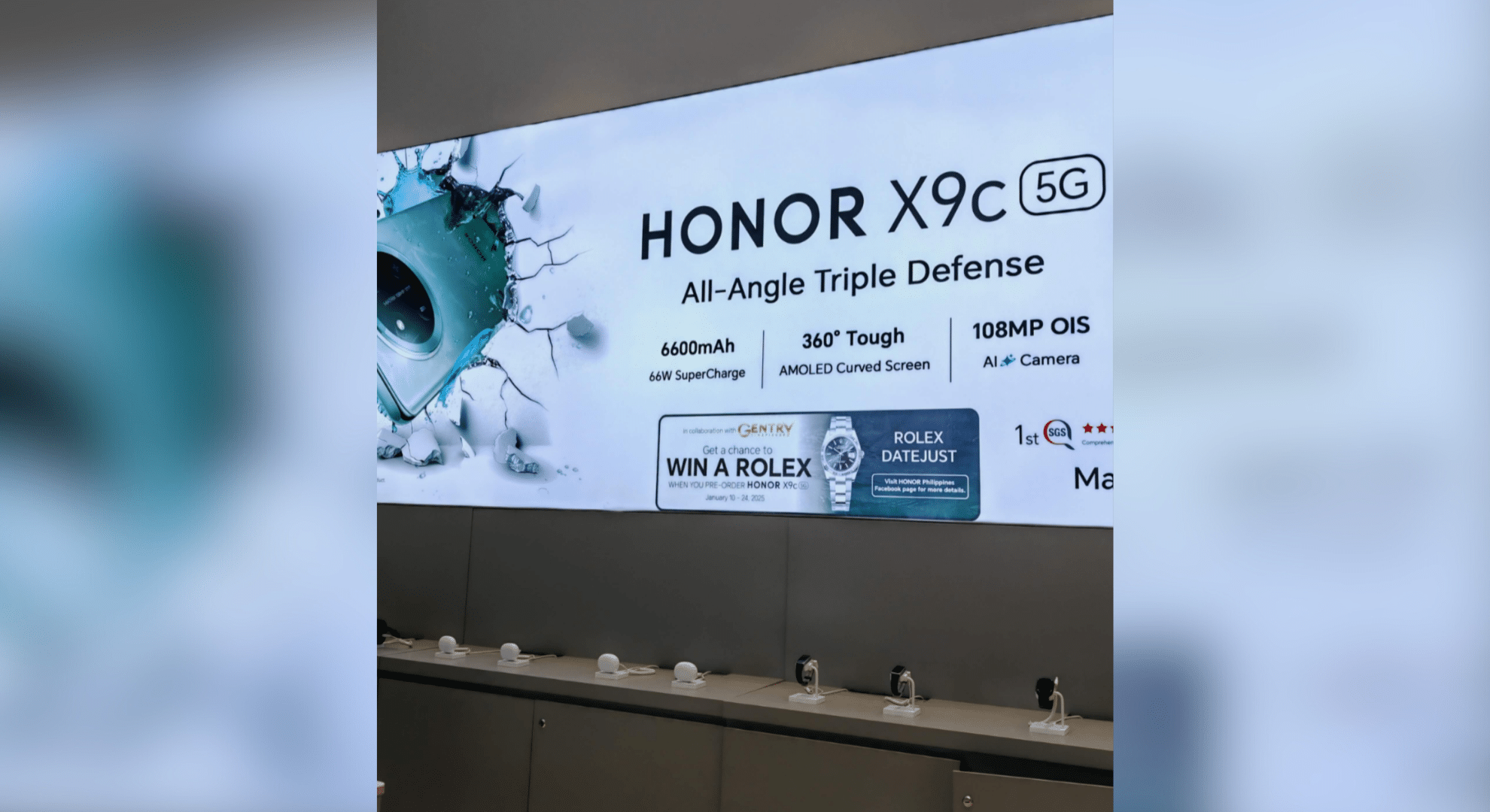 HONOR X9c 5G pre-order promotion may include free Rolex watch | News ...