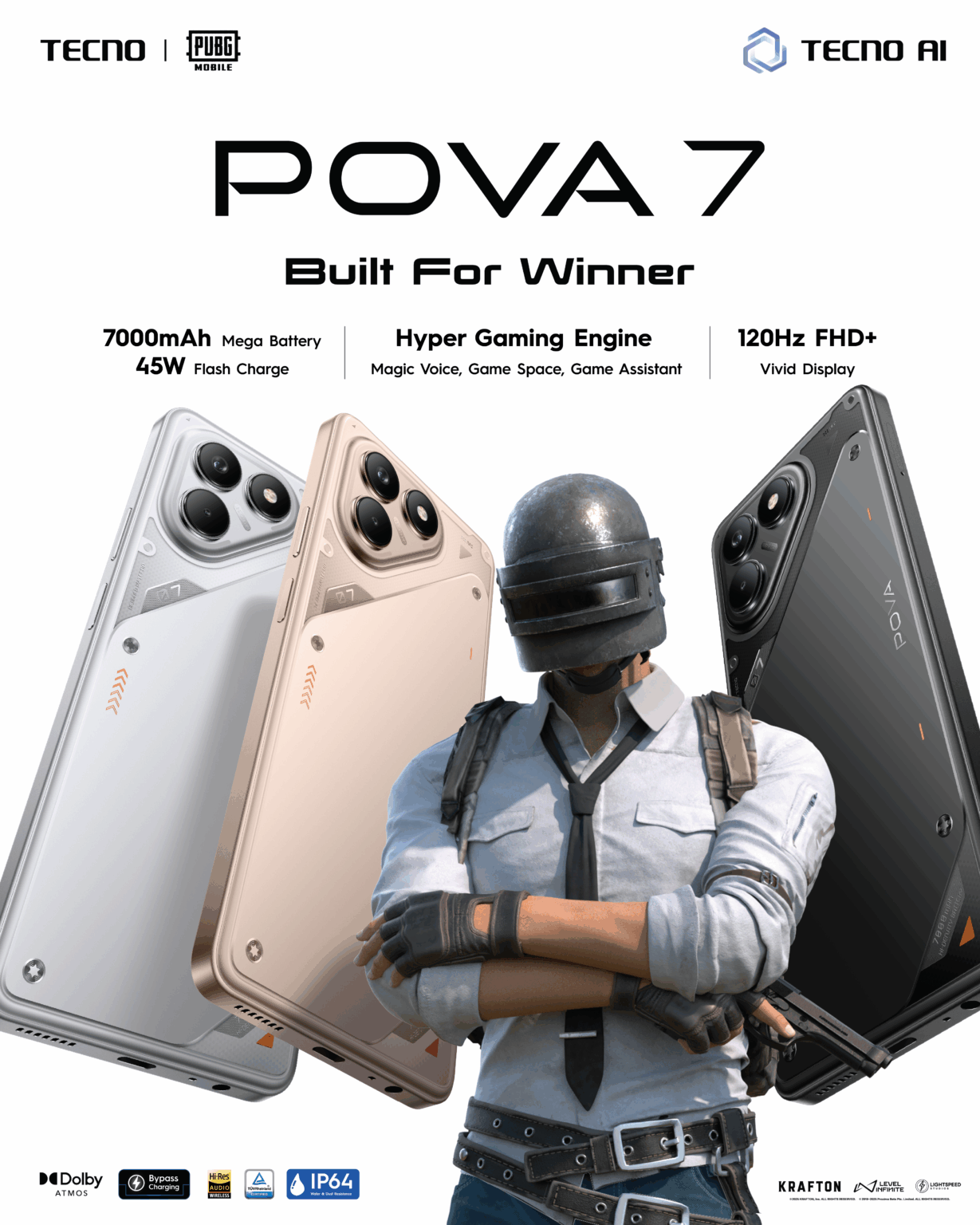 TECNO POVA 7 Series lands in PH: Unleashing next-gen gaming power and official PUBG MOBILE SEA ...
