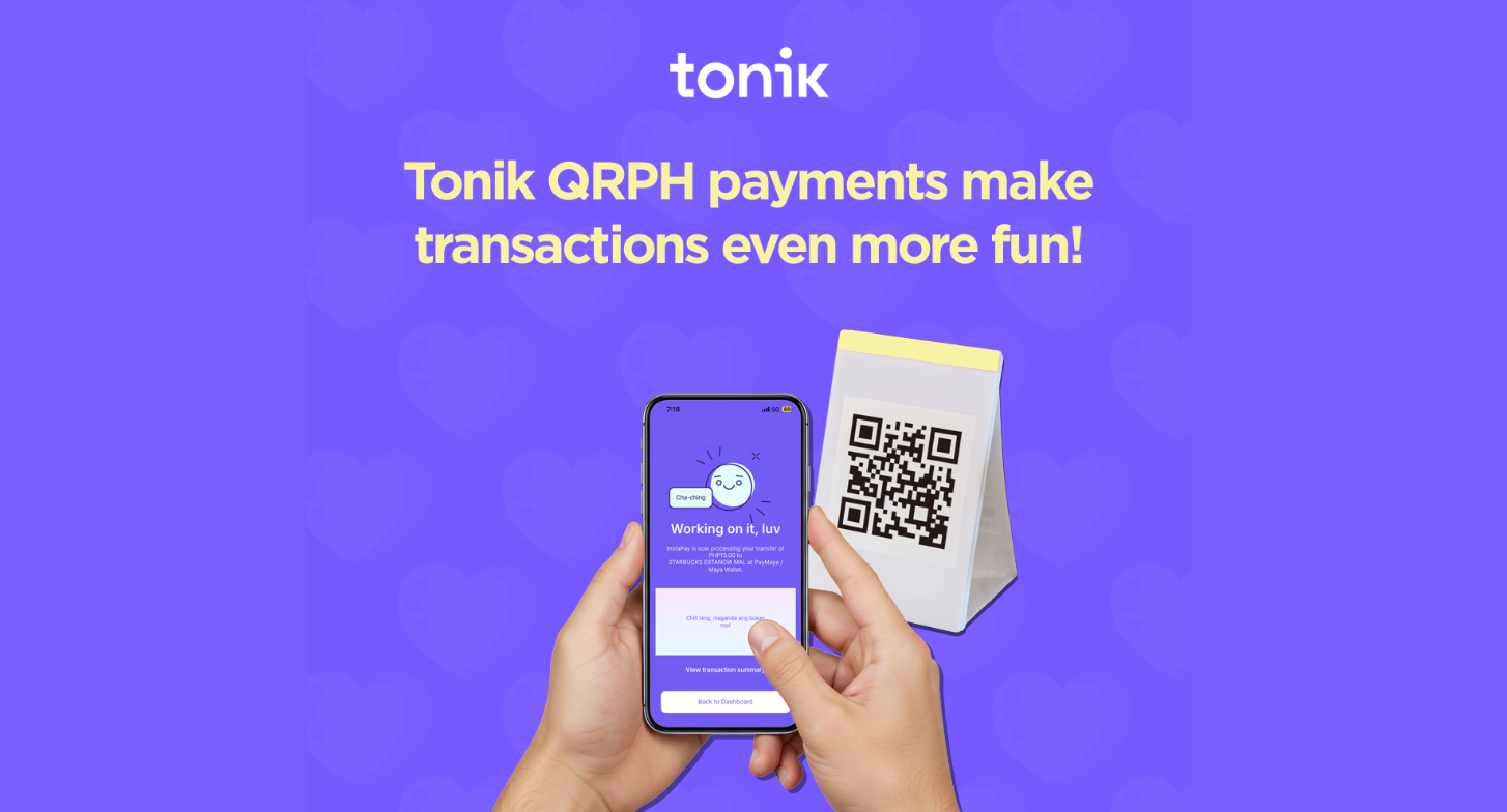 Tonik brings zero-fee QRPH payments to 675,000+ merchants -- and adds a little magic to every scan