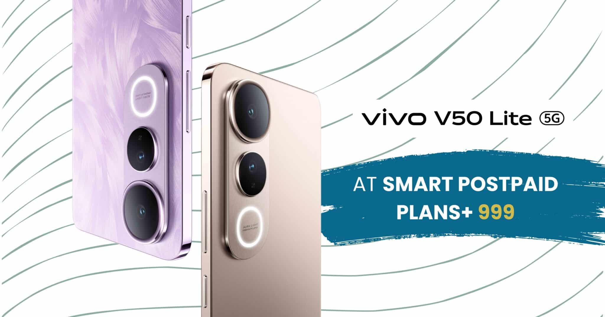 vivo V50 Lite 5G now available via Smart Postpaid Plans+ 999