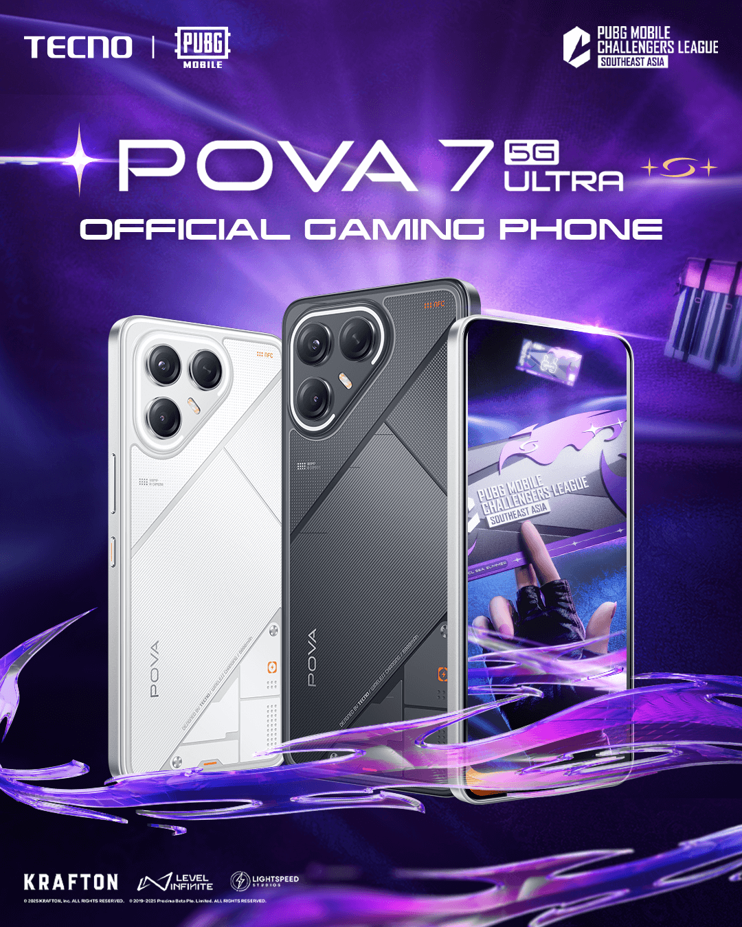 TECNO unleashes PH's first triple-crown official gaming phone, POVA 7 ...
