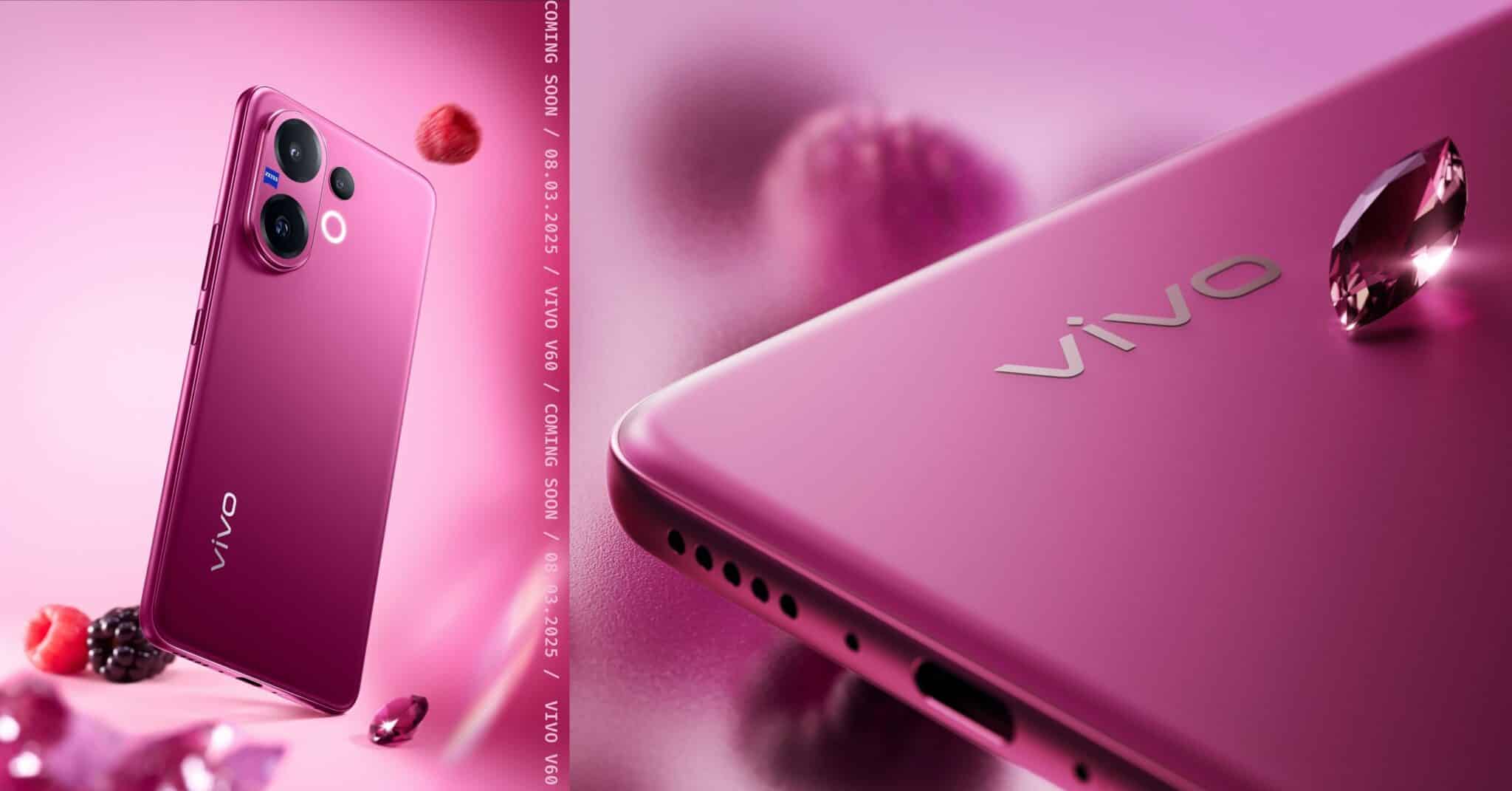 Bold and bright: vivo V60 in Berry Purple drops Sep 3