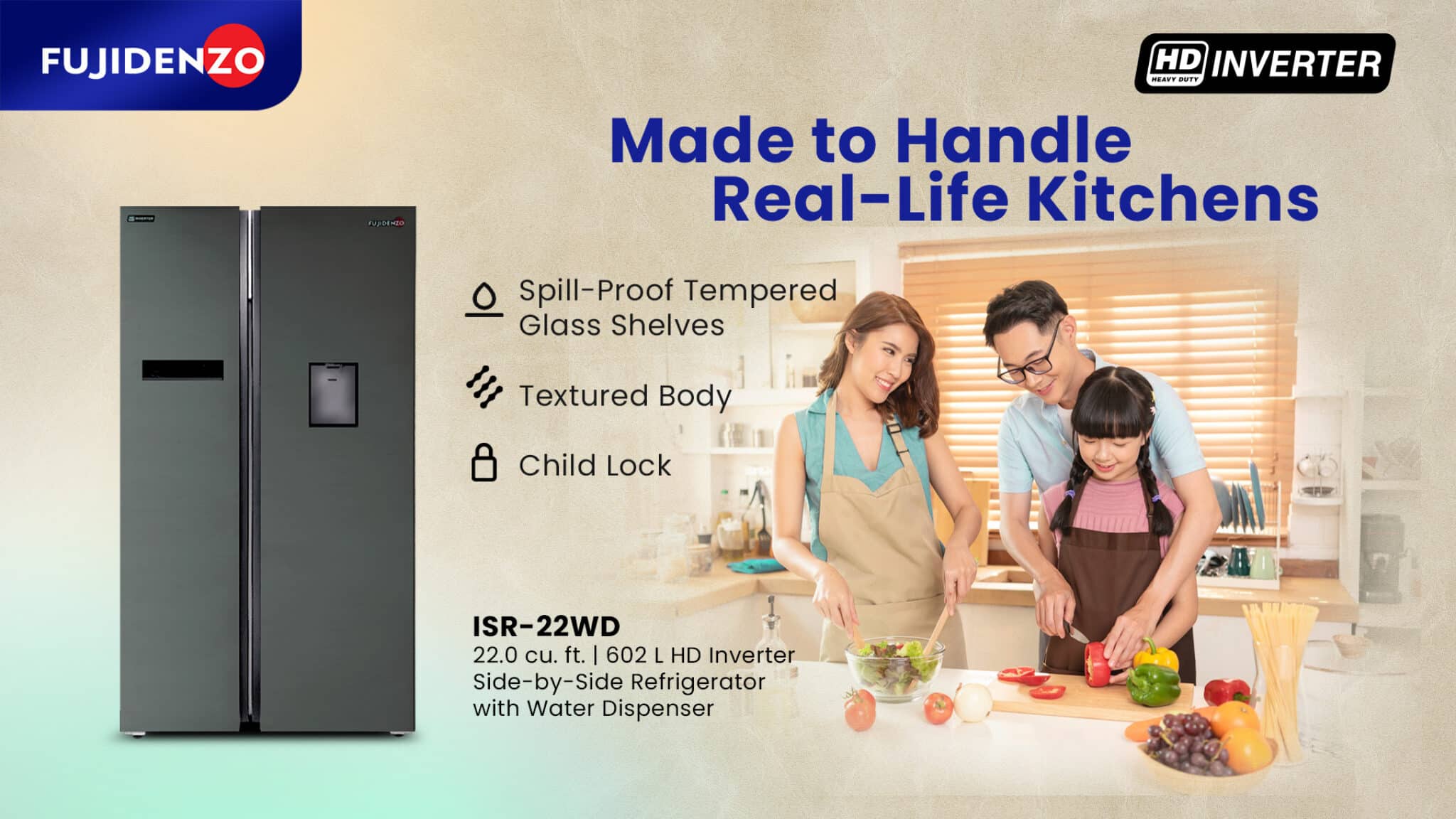 How Fujidenzo makes HD Inverter Side-by-Side Refrigerators practical ...