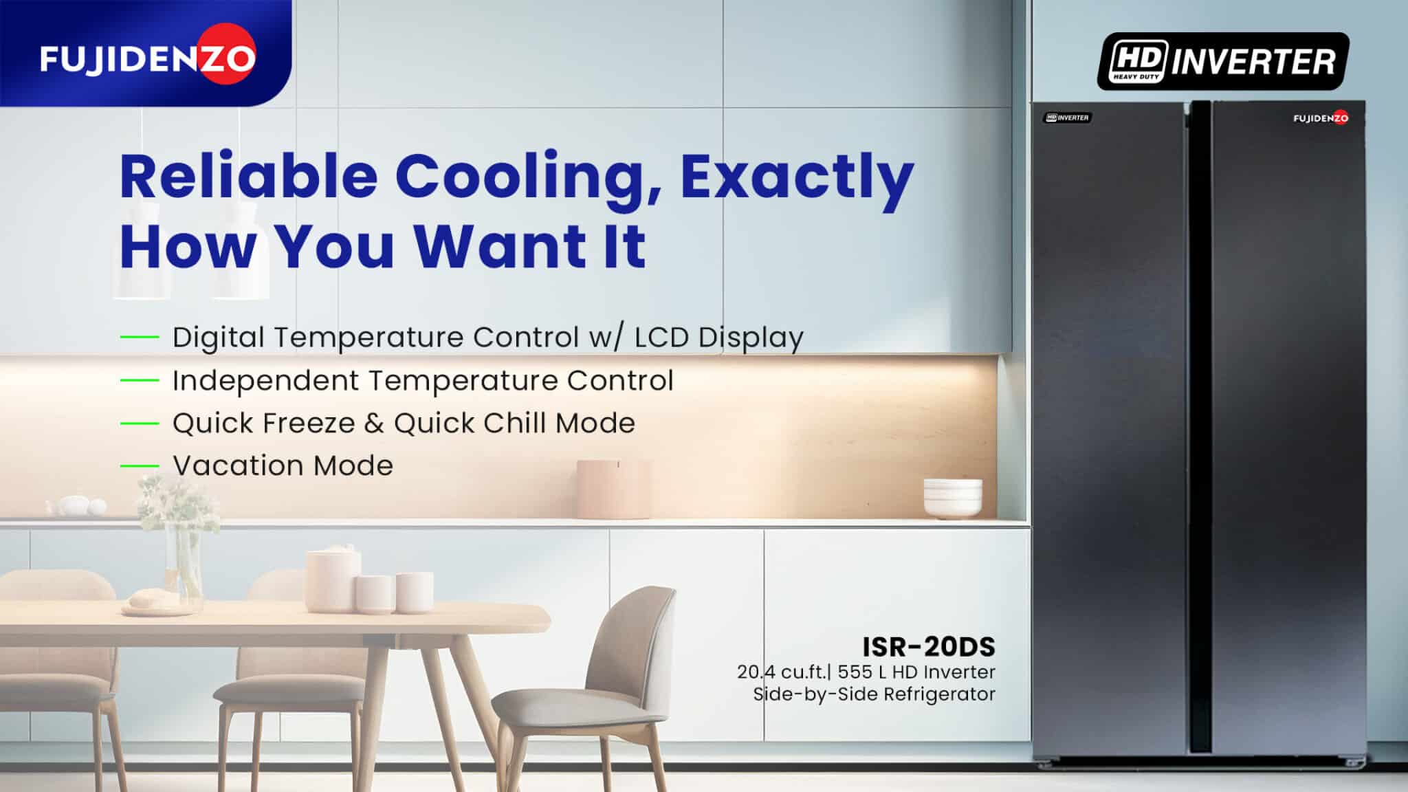 How Fujidenzo makes HD Inverter Side-by-Side Refrigerators practical ...