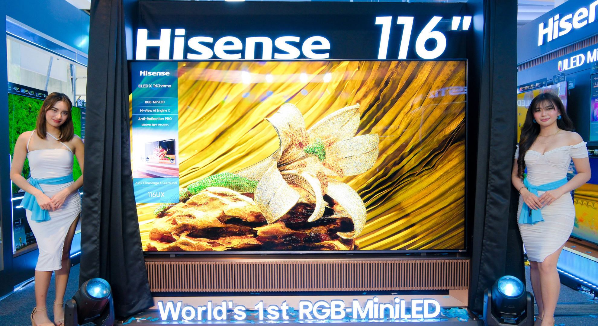 The ultimate view is here: Hisense reveals the World’s Biggest TV RGB ...