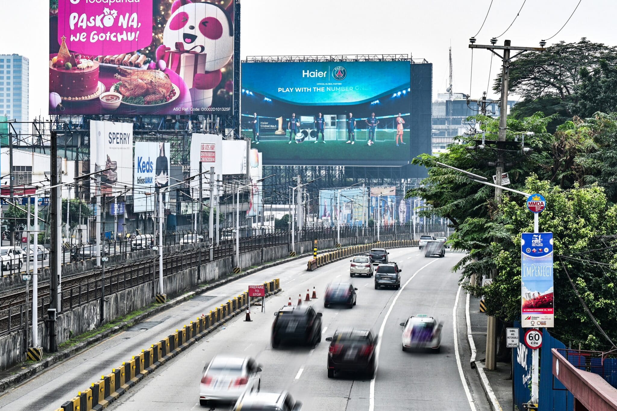 Haier lights Up EDSA with Paris Saint-Germain partnership to welcome 2026