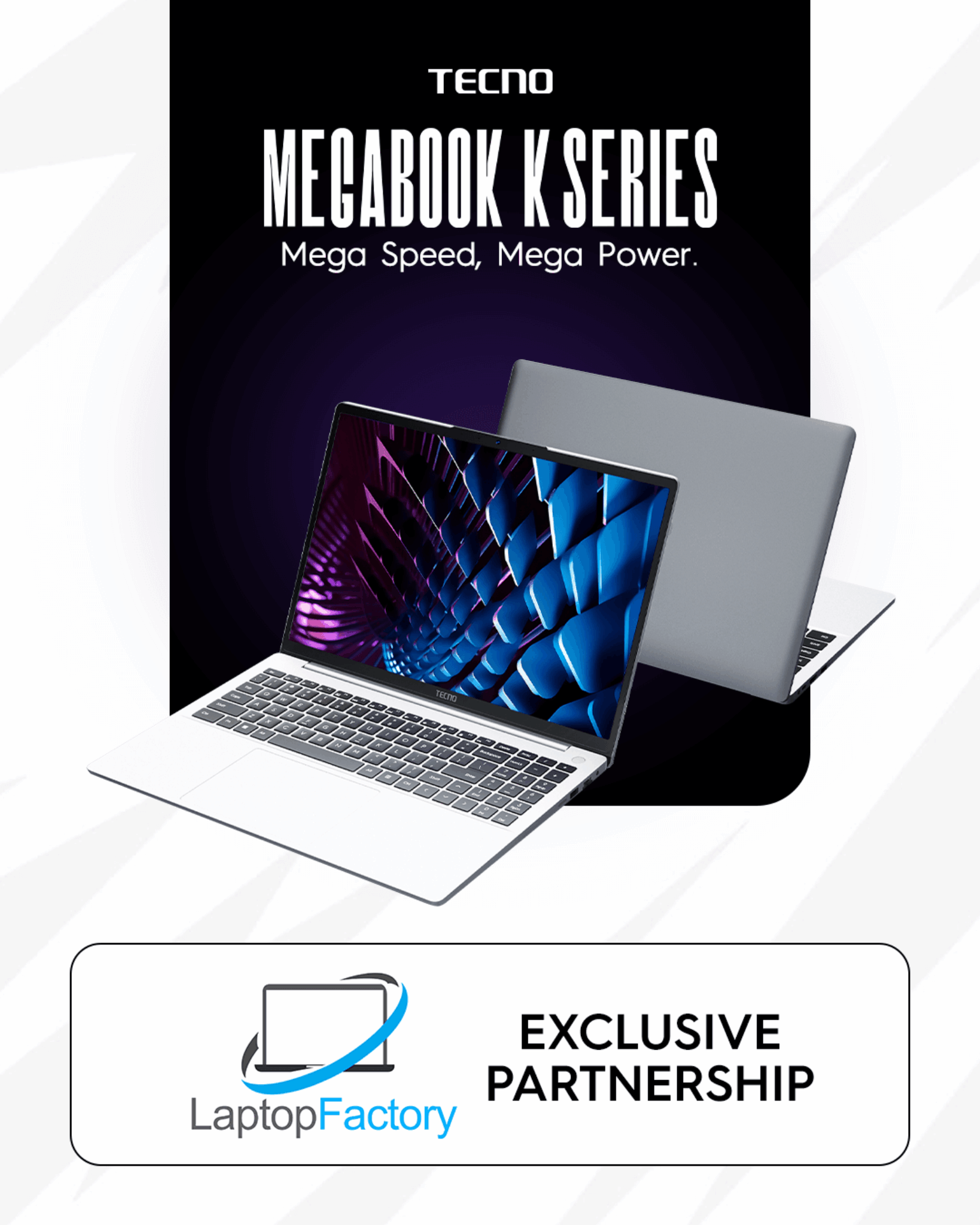 TECNO partners exclusively with Laptop Factory