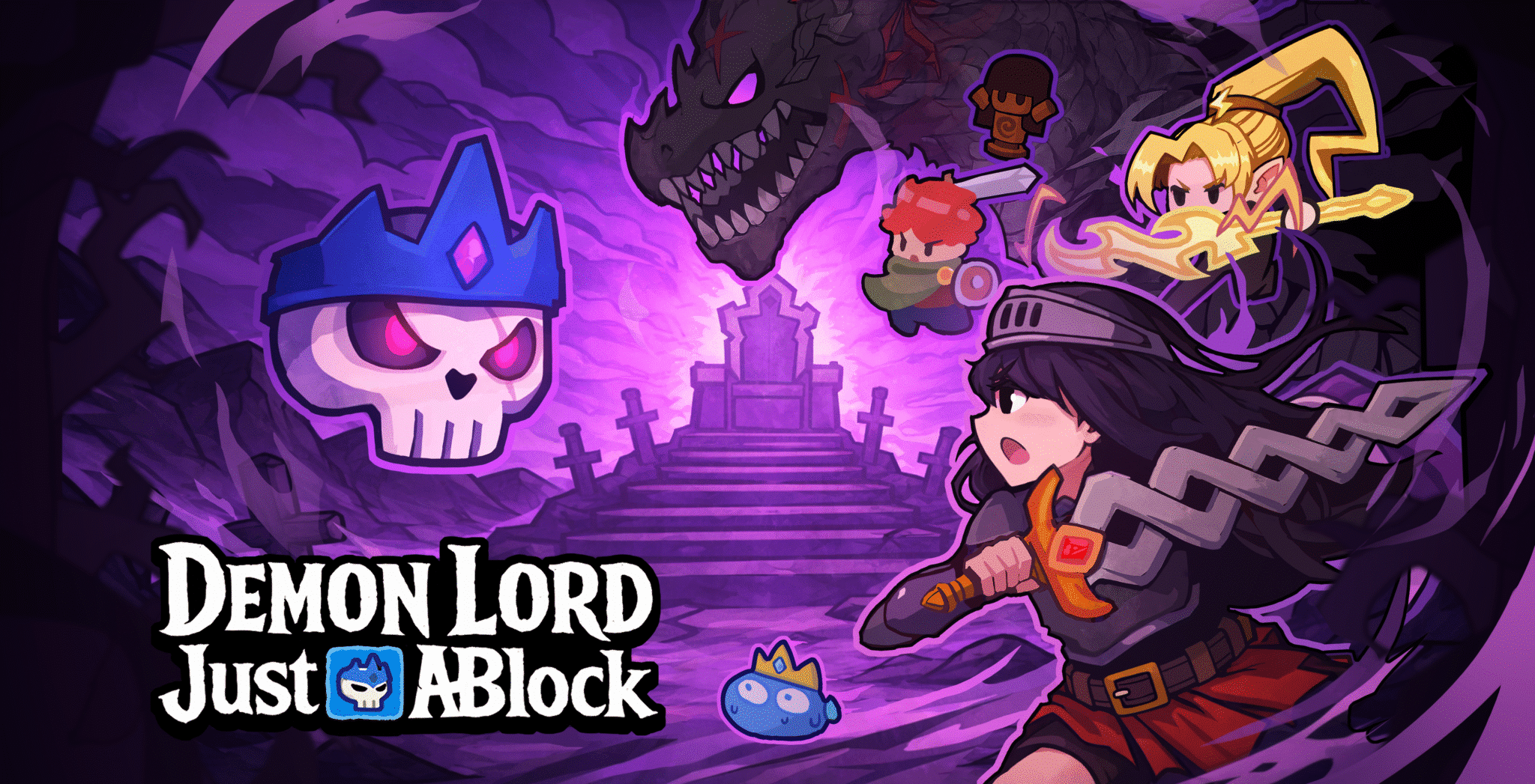 Demon Lord: Just a Block is an addicting 2D turn-based roguelite that ...