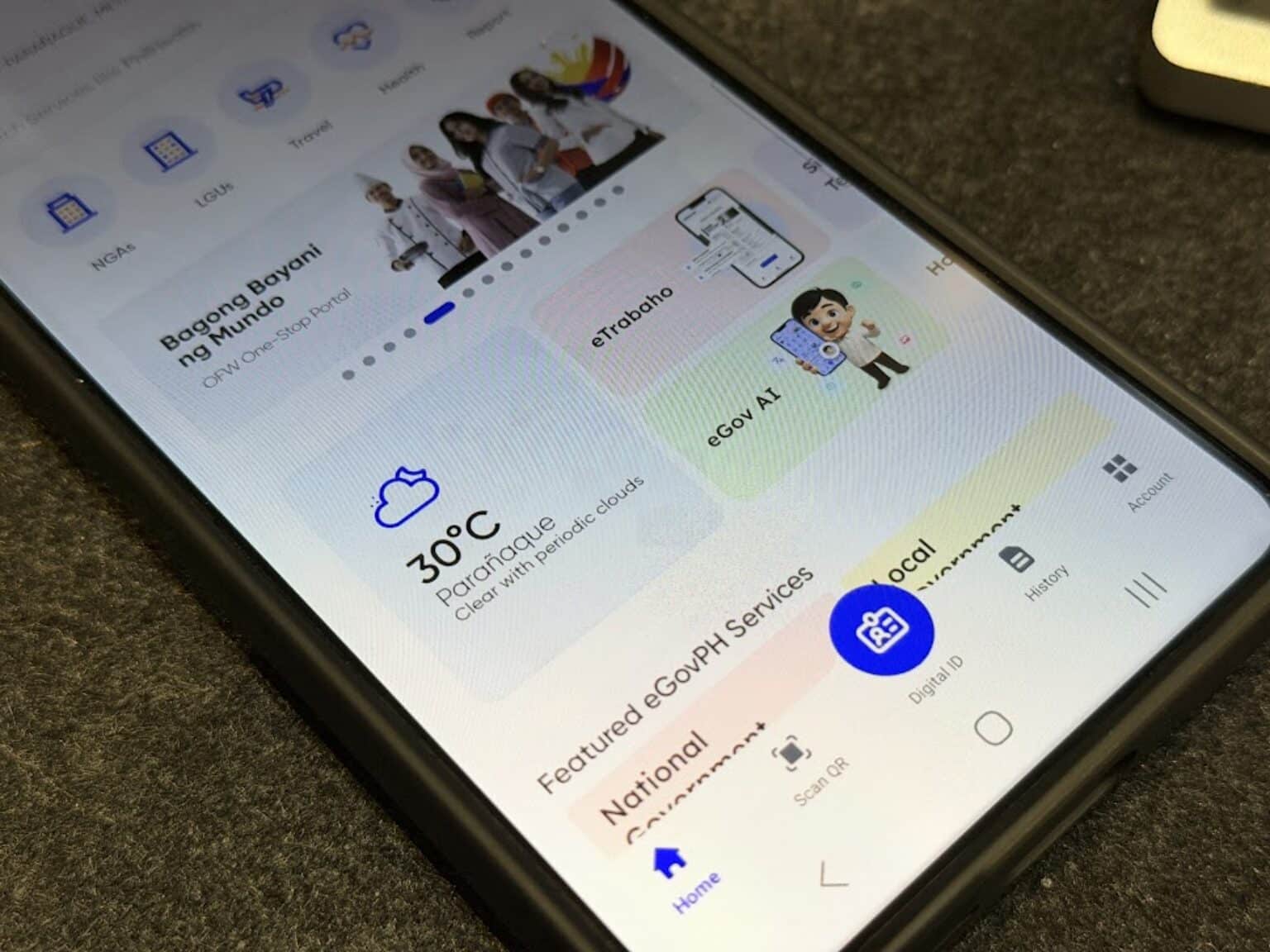 eGov app: a digital government, halfway there